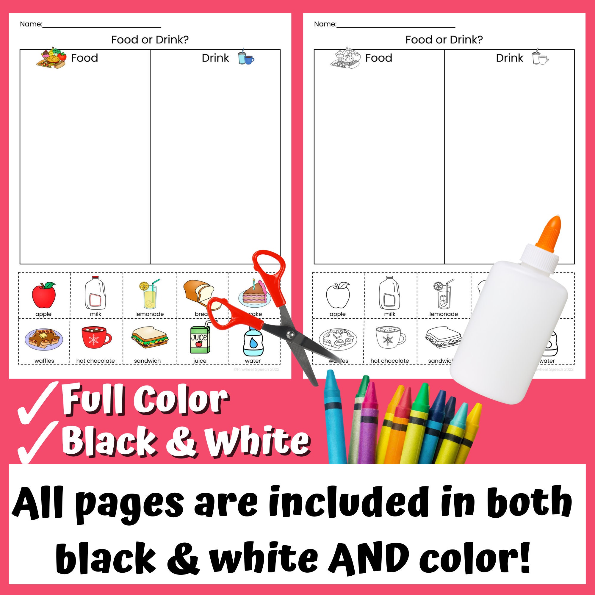 Categories Printable Speech Therapy Language Activities Worksheets ...