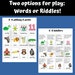 L and L Blends Articulation BINGO Riddles Printable Speech Therapy ...