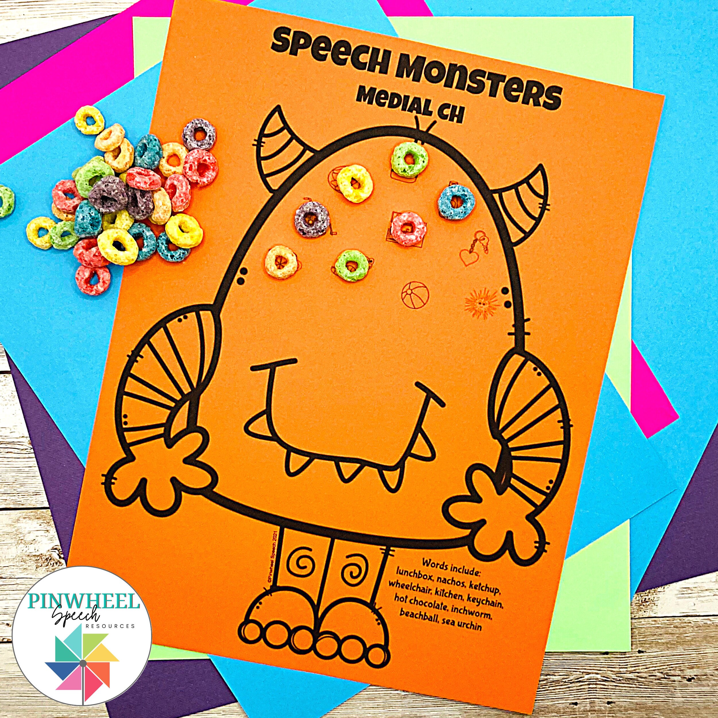 Speech Monsters Printable Articulation Activity Speech Therapy - Etsy