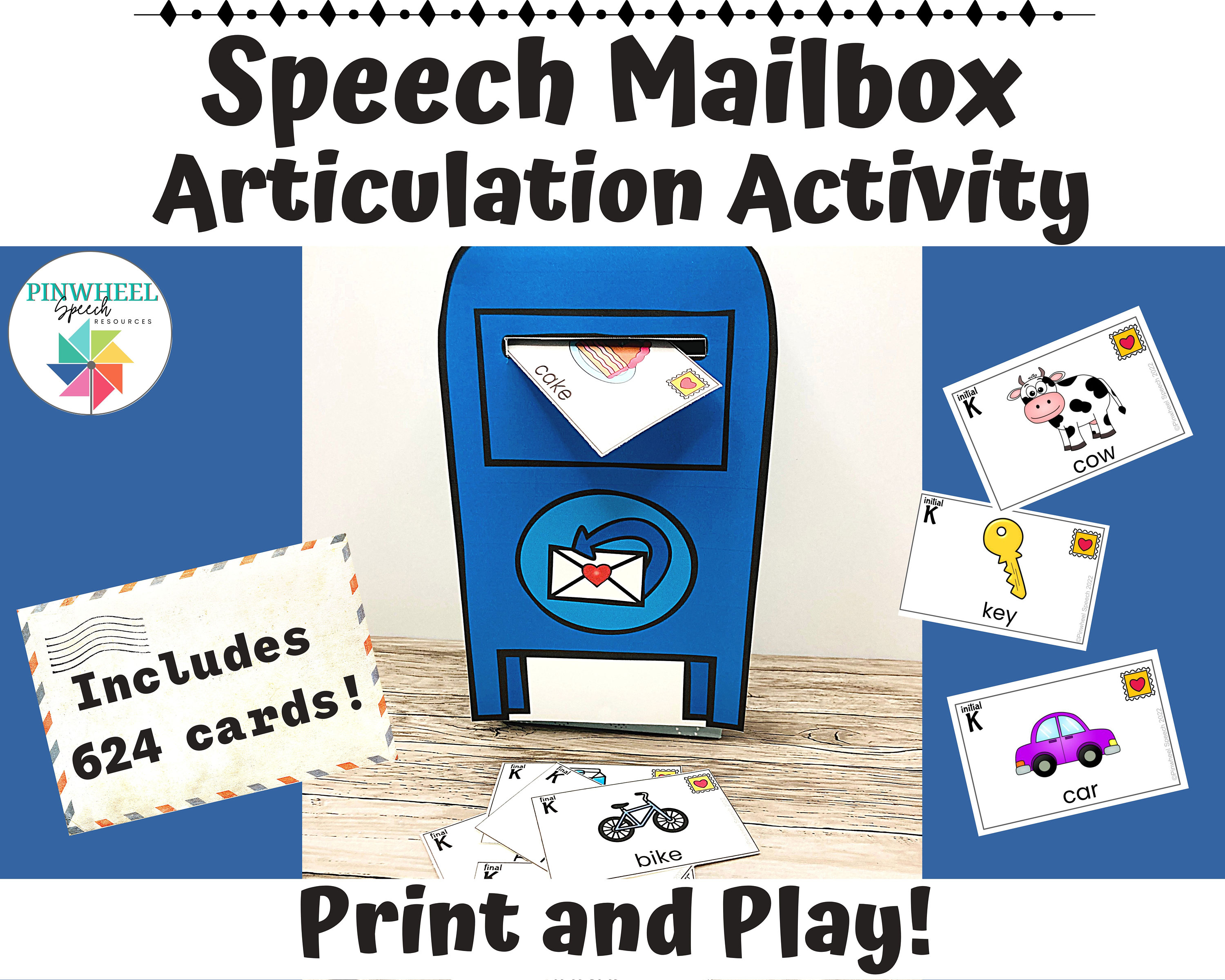 Speech Mailbox Printable Articulation Speech Therapy Activity - Etsy