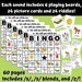 S, Z, and S Blends Articulation BINGO Riddles Printable Speech Therapy ...