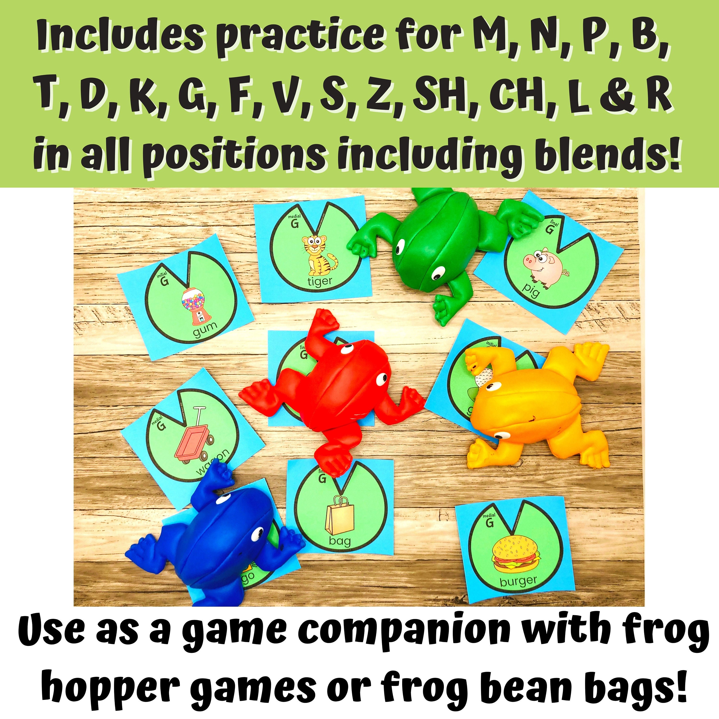 Frog Hop Lily Pads Articulation Printable Spring Speech Therapy ...