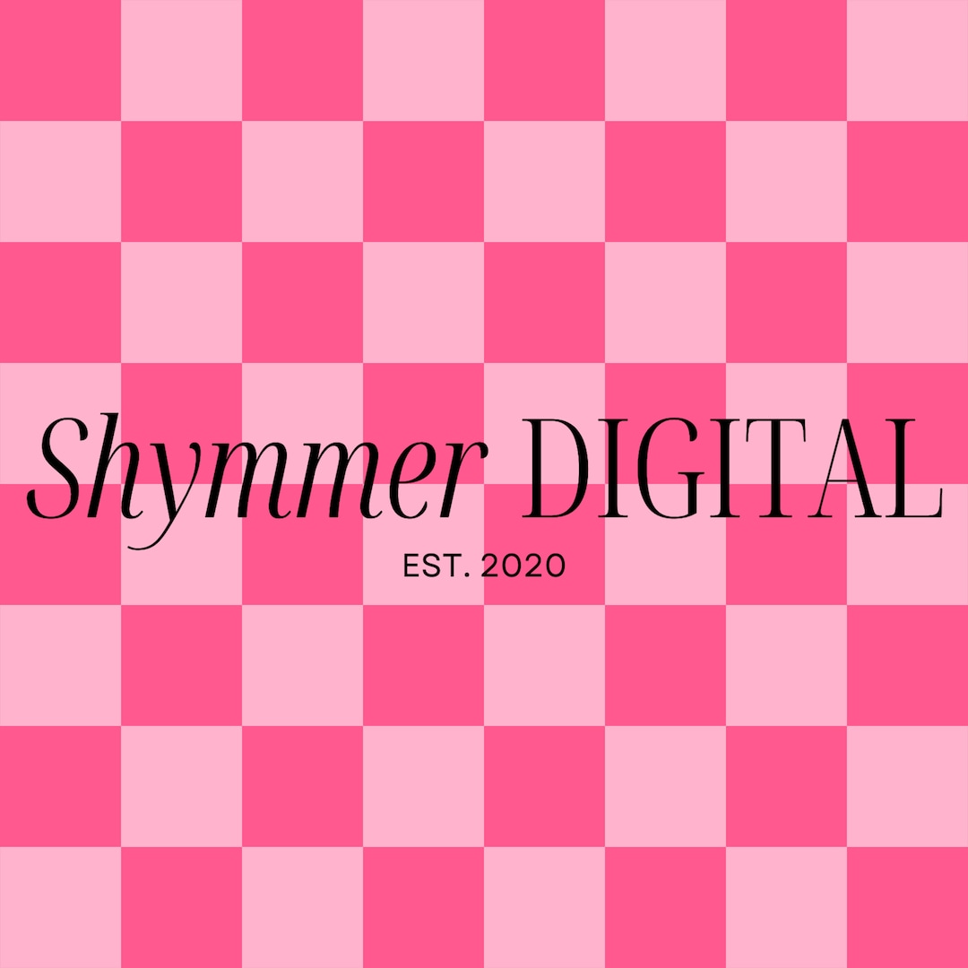 Two Tone Pink Checker Seamless Pattern | Hot Pink Light Pink Checker ...