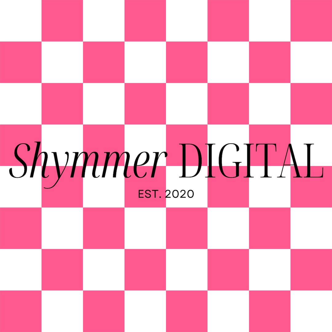 Hot Pink Checker Seamless Pattern | Pink Checker | Seamless File ...