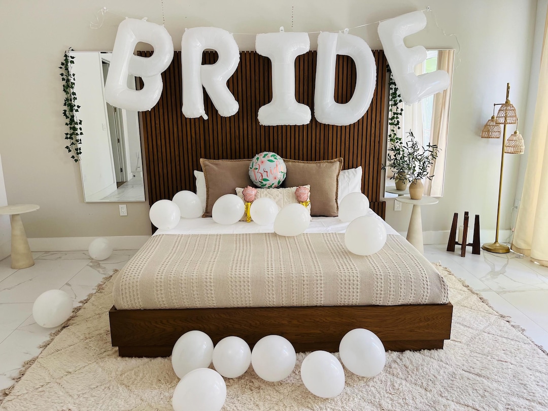 BRIDE Balloons: Bridal Shower Decor, Bachelorette Party Decorations - Etsy