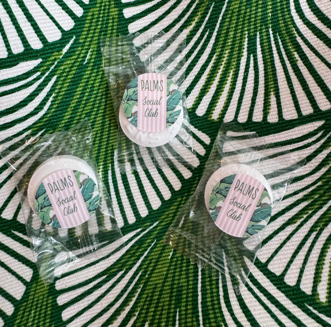 Beverly Hills Themed Party Favor Mint Stickers for Wedding Favors ...