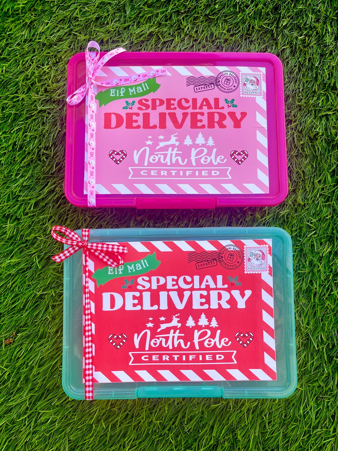 Magical Elf Mail Gift Box North Pole Certified, Santa-stamped - Etsy