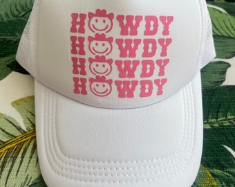 Howdy Trucker Hat - Etsy