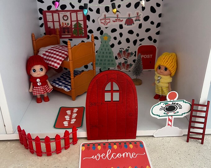 Digital Download Elf Door Set Elf House Elf Camera Elf Kit Elf Activity ...