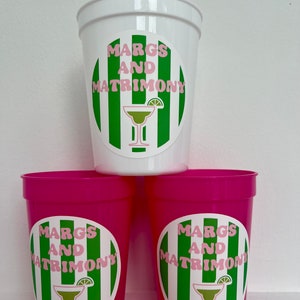 Margs and Matrimony Bachelorette Stadium Cup Favors - Etsy