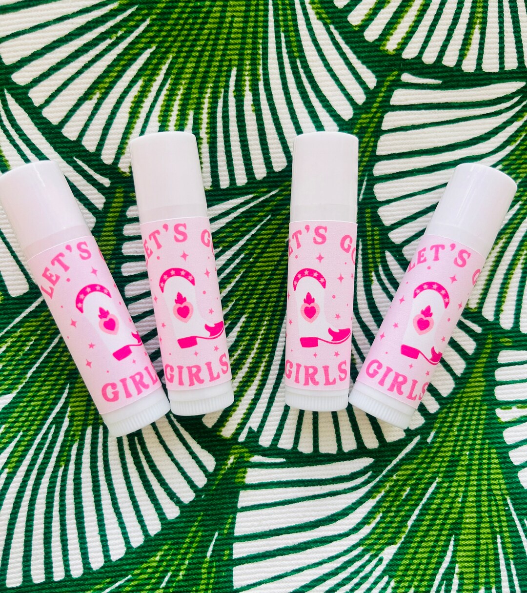 Cowgirl Bachelorette Chapstick Favors, Let's Go Girls Favor - Etsy