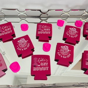 Let's Go Girls Can Cooler, Last Rodeo, Let's Get Rowdy Drink Holder - Etsy