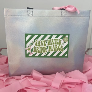 Save Water Drink Margs Tote Bag Margs and Matrimony Bachelorette Gift ...