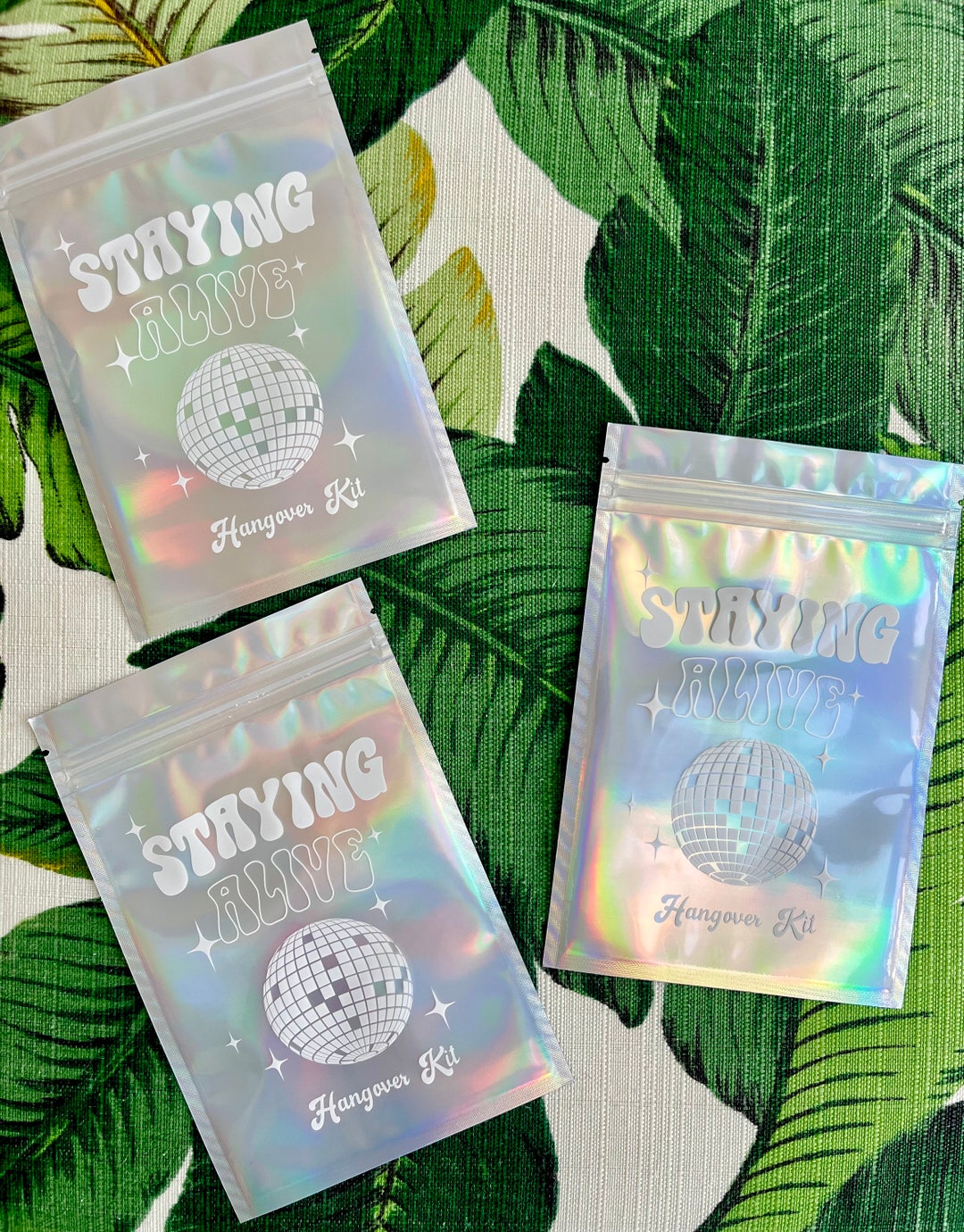 Disco Staying Alive Hangover Kit: Bachelorette Party Recovery - Etsy