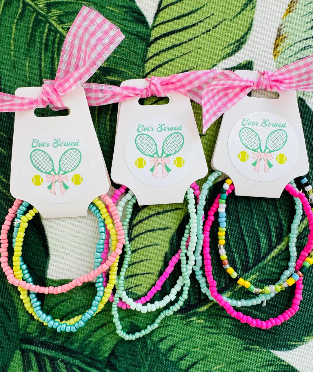 Tennis Party Favors Over Served Tennis Bracelet Gift - Etsy