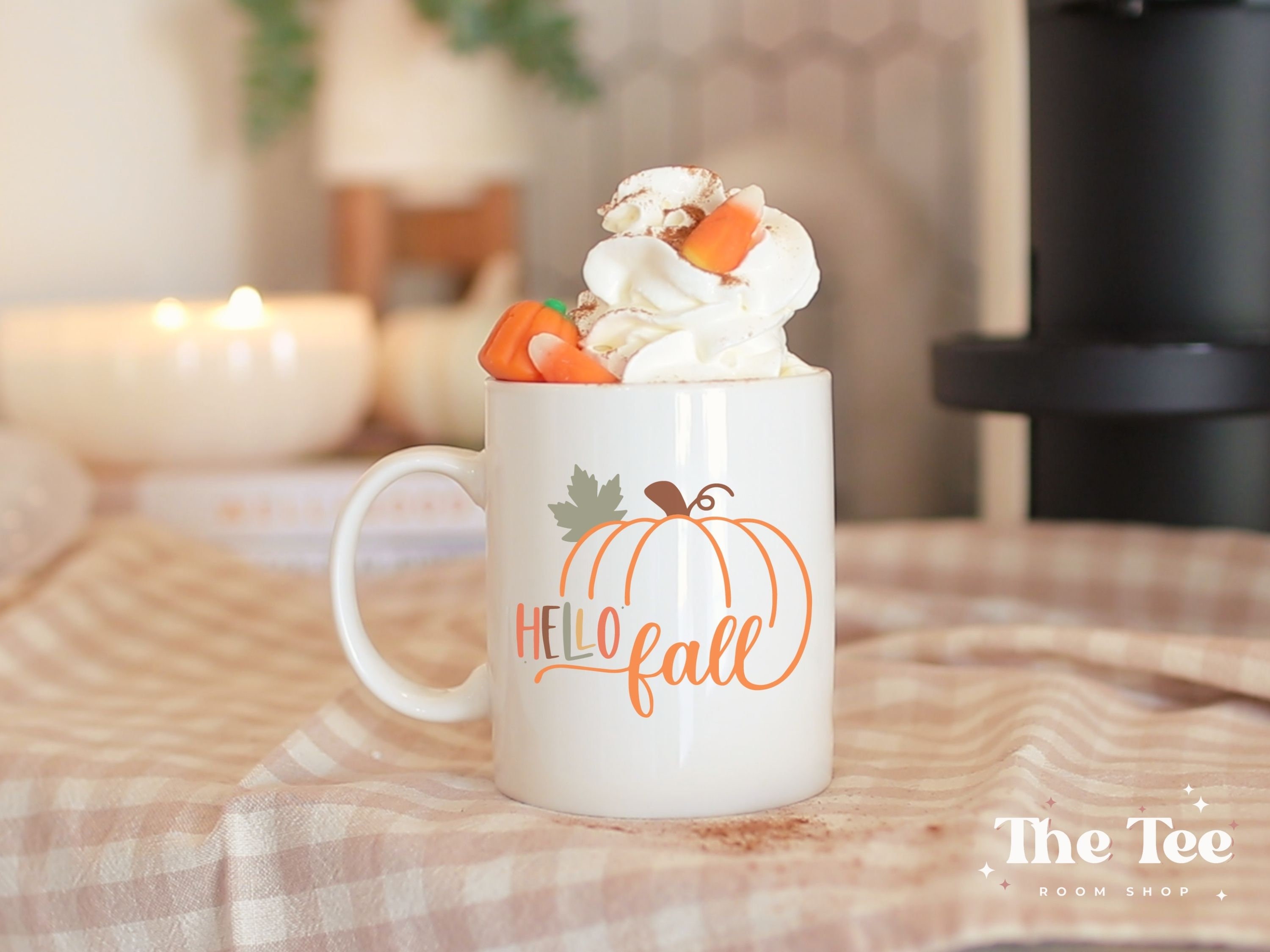 Hello Fall Mug, Fall Coffee Mug, Fall Mugs, Cute Fall Mug, Cozy Mug ...