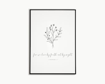 Romans 12:12 | Bible Verse | Minimalist | Simple | Wall Decor ...