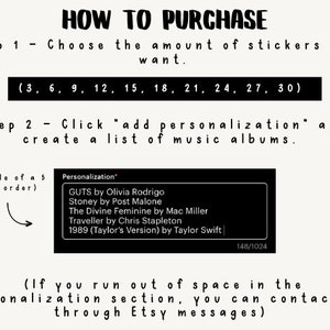 Custom Album Cover Stickers, Music Stickers, Wall Collage, Laptop ...