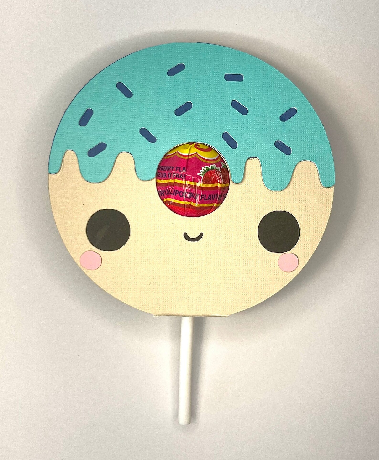 DIY Donut Lollipop Sucker Holder Cute Unicorn Girl Boy Bowtie Hairbow ...