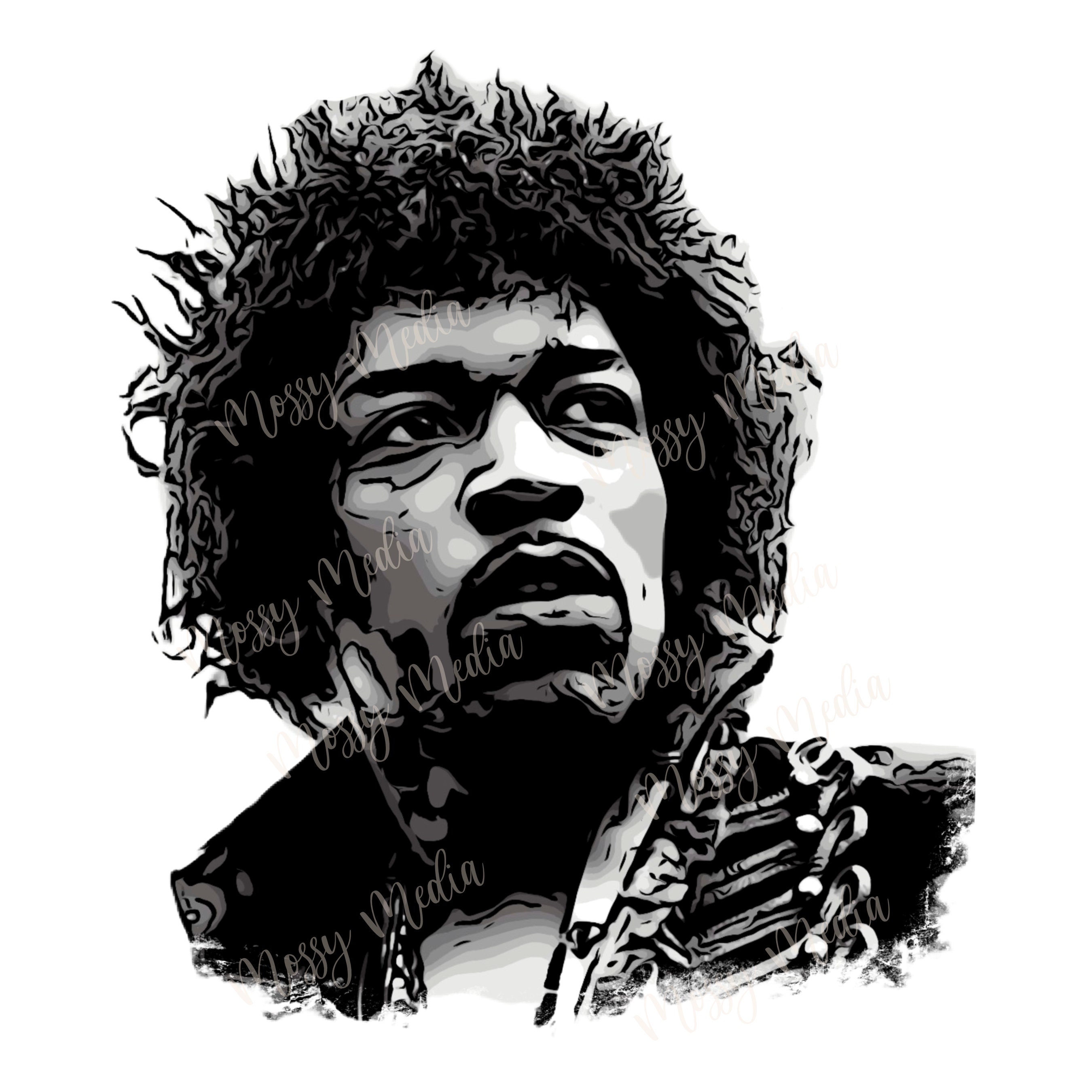 Jimmy Hendrix PNG - Hendrix PNG - - Etsy