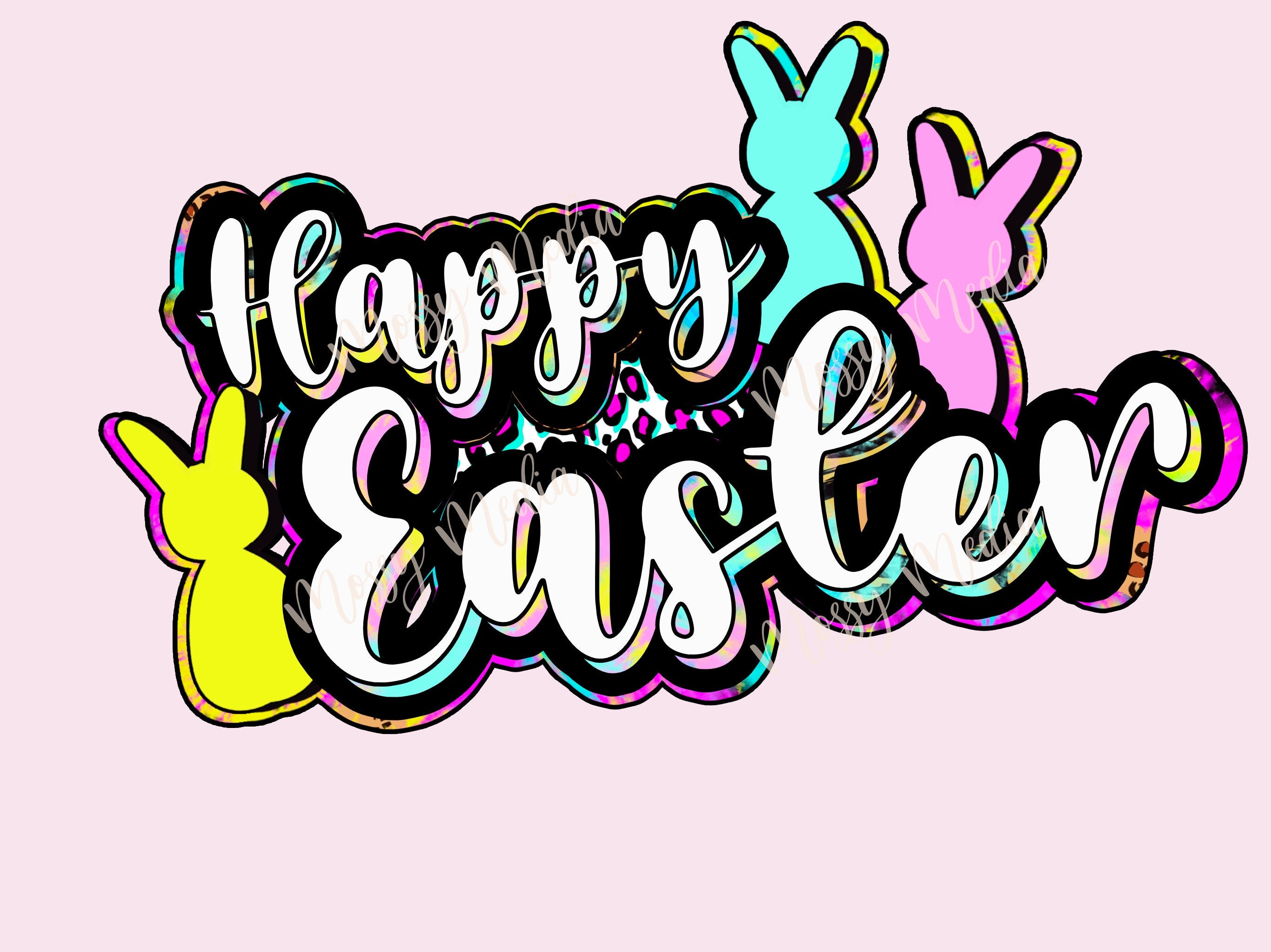 Happy Easter PNG Peeps PNG - Etsy