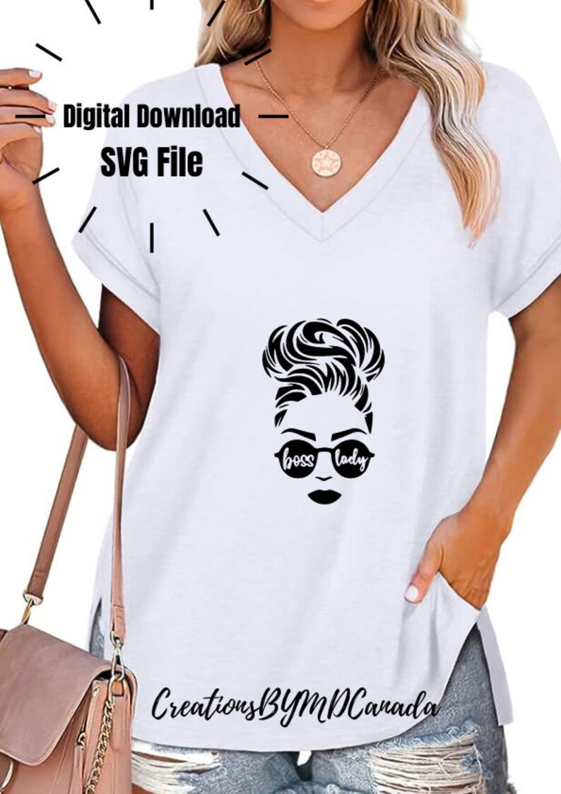BOSS LADY Digital Download SVG File, Svg File for Cricut, Instant ...