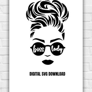 BOSS LADY Digital Download SVG File, Svg File for Cricut, Instant ...
