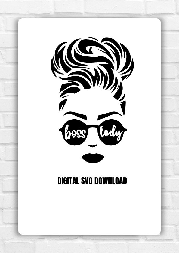 BOSS LADY Digital Download SVG File, Svg File for Cricut, Instant ...