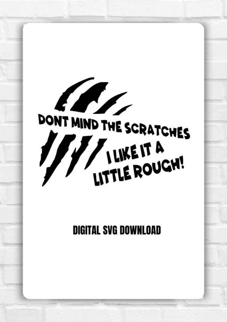 SCRATCHES Digital Download SVG File, Svg File for Cricut, Instant ...