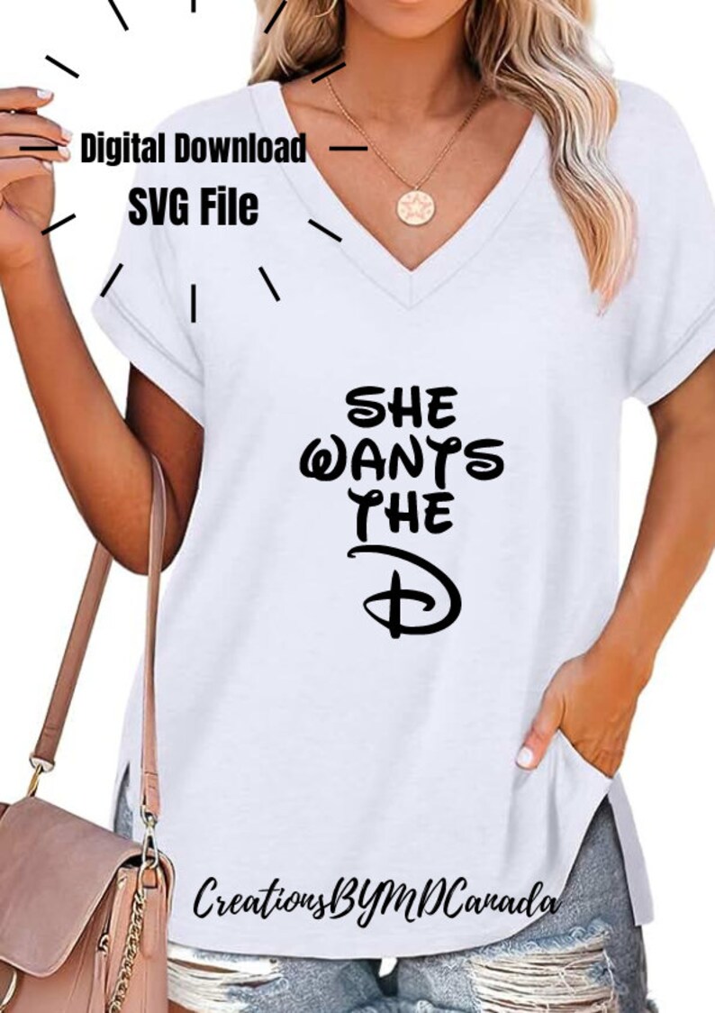 SHE WANTS the D Digital Download SVG File, Svg File for Cricut, Instant ...