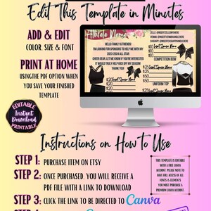 CHEER GEAR Sponsorship (digital Download/canva Template) - Etsy