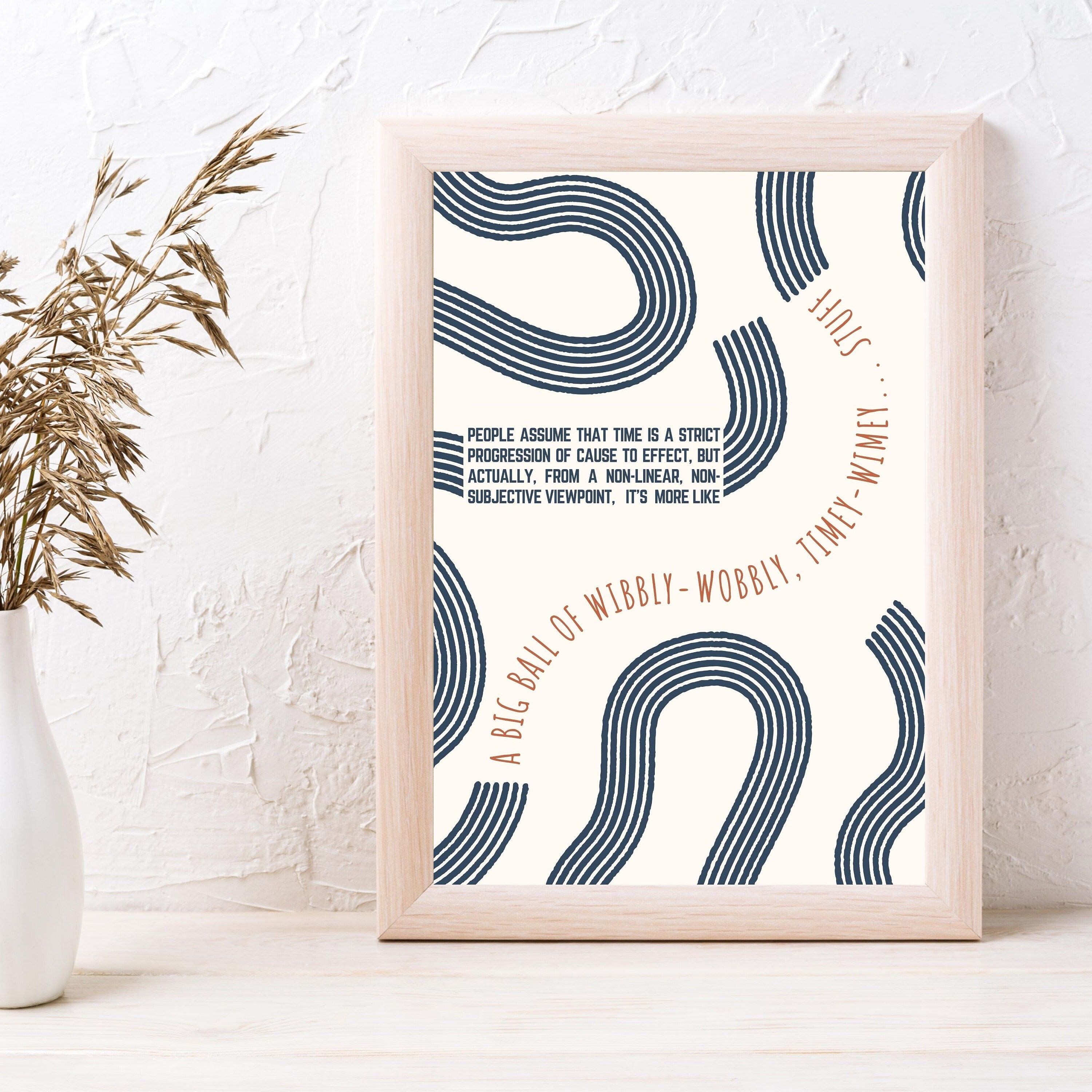 Wibbly Wobbly Timey Wimey Stuff Wallpaper