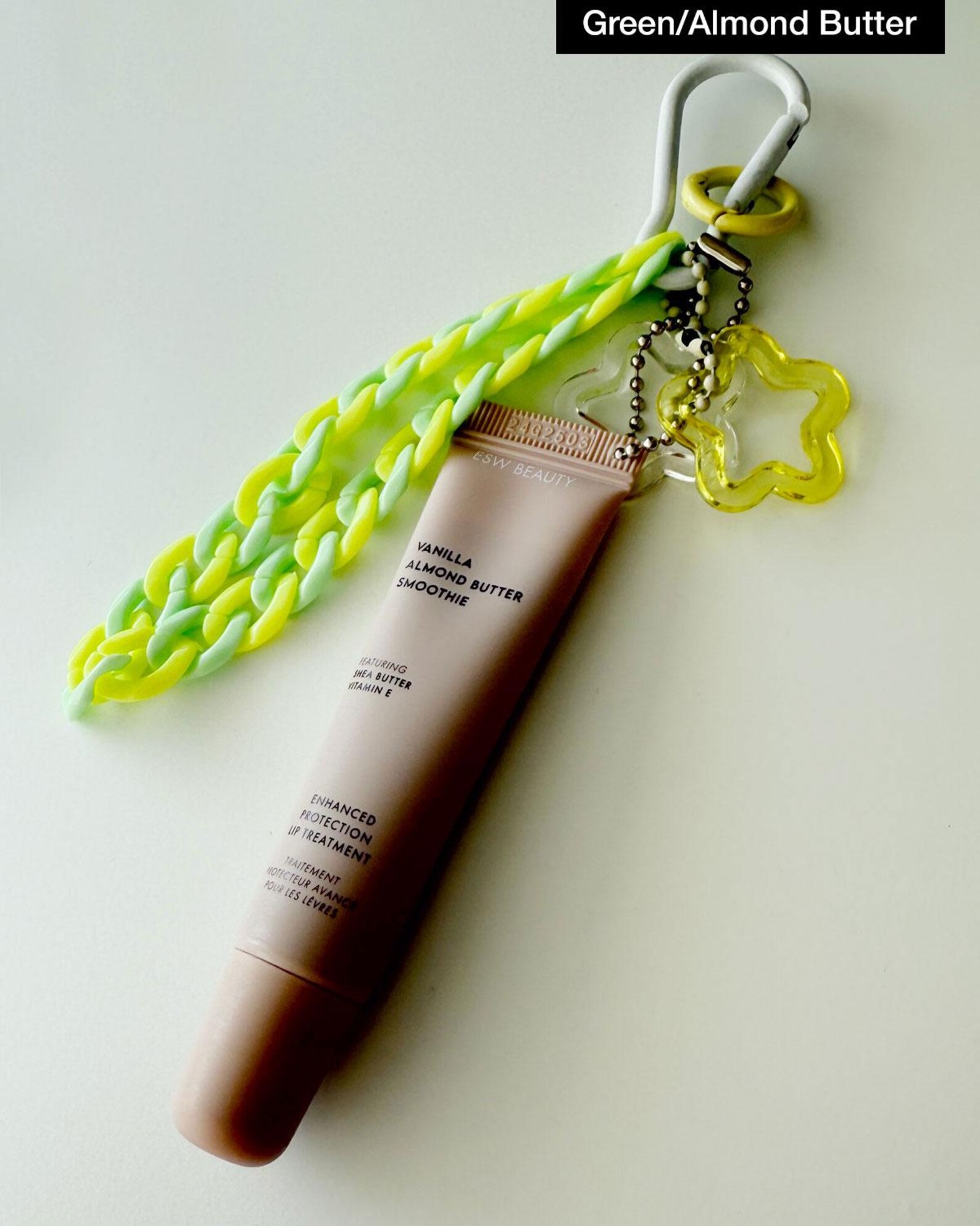 Handmade Lip Balm Keychain: Pastel Chain Charm Accessory - Etsy