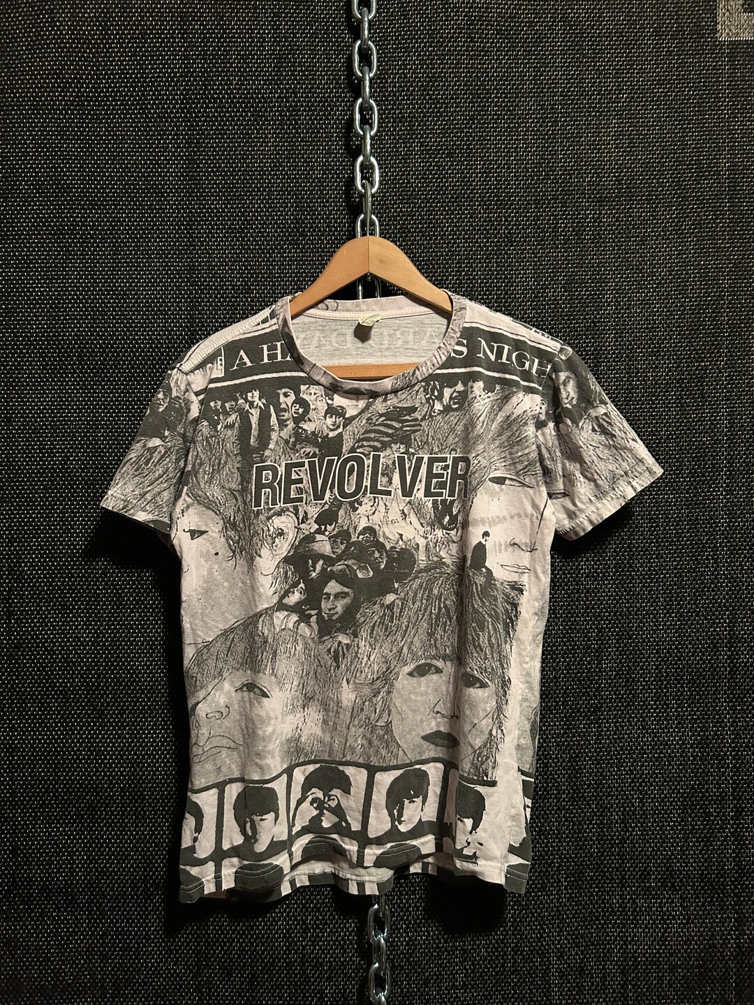 Vintage 1990s the Beatles Rare Revolver All Over Print Shirt - Etsy