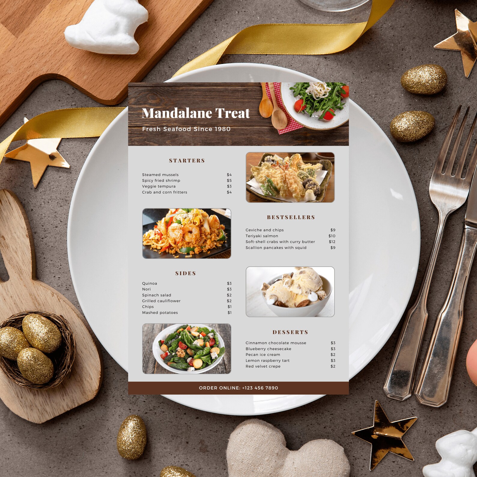 Customizable Restaurant Menu Personalized Dining Options for Every ...