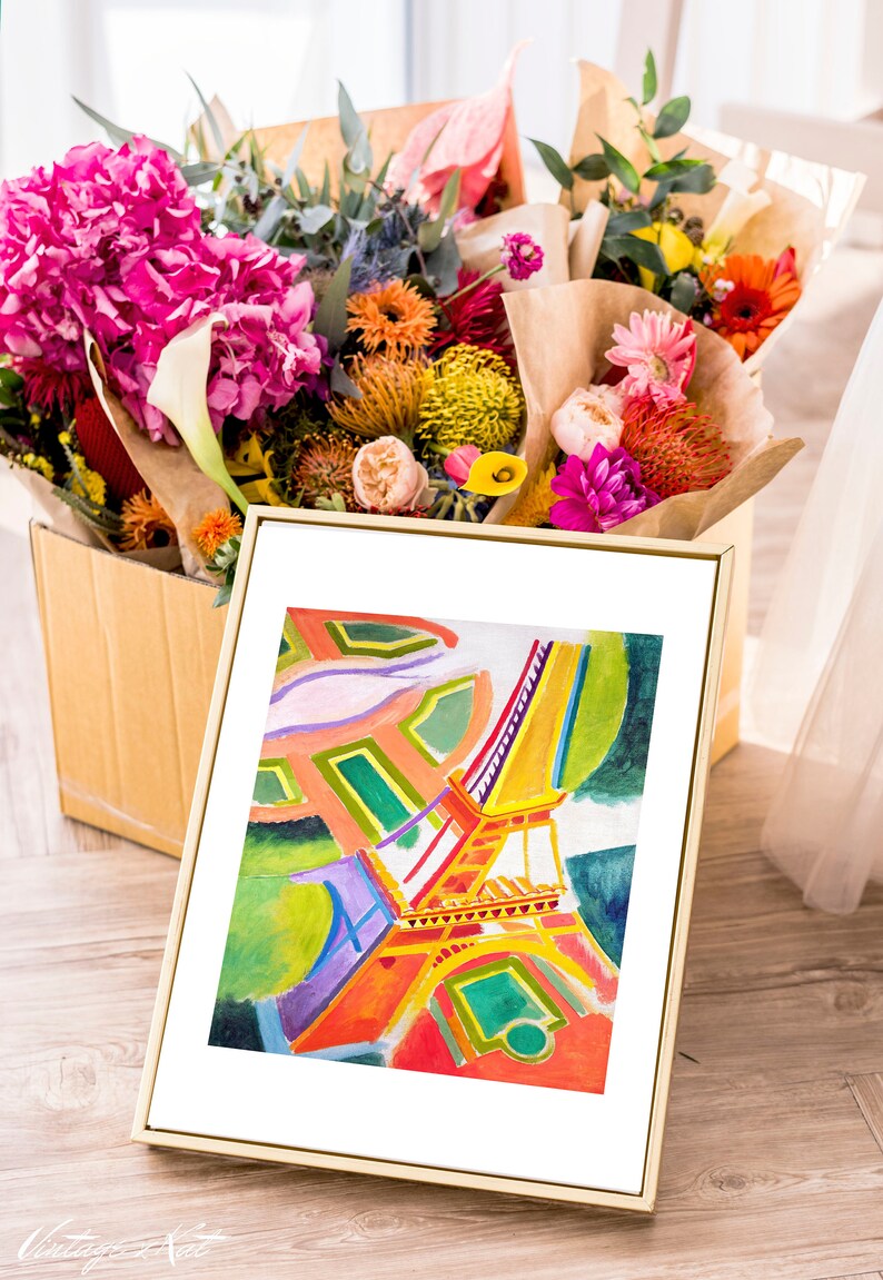 La Tour Eiffel by Robert Delaunay, 1920s, Paris Wall Art, Eiffel Tower ...