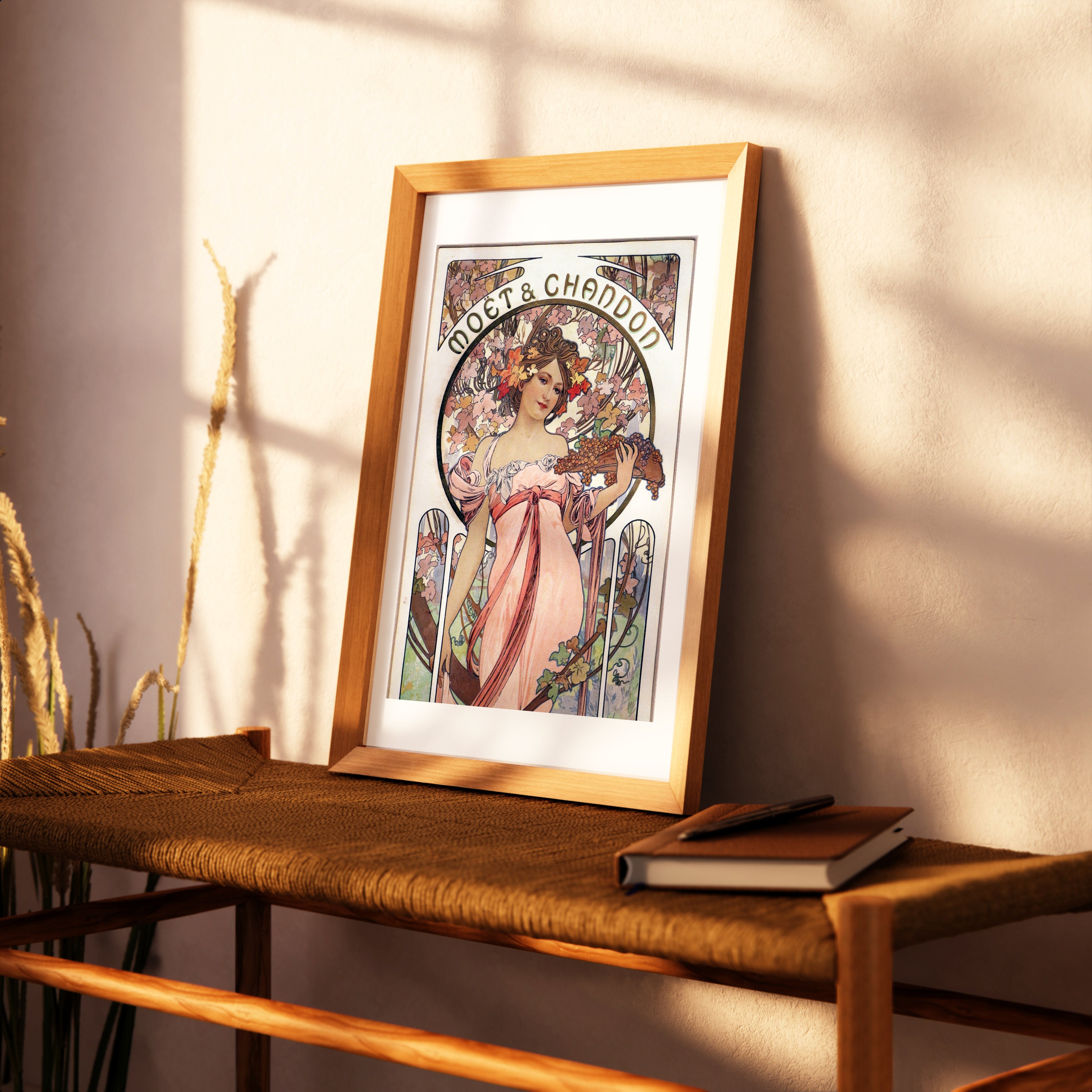 Alphonse Mucha Art Prints, Ethereal Art, Vintage Art Nouveau, Pink ...