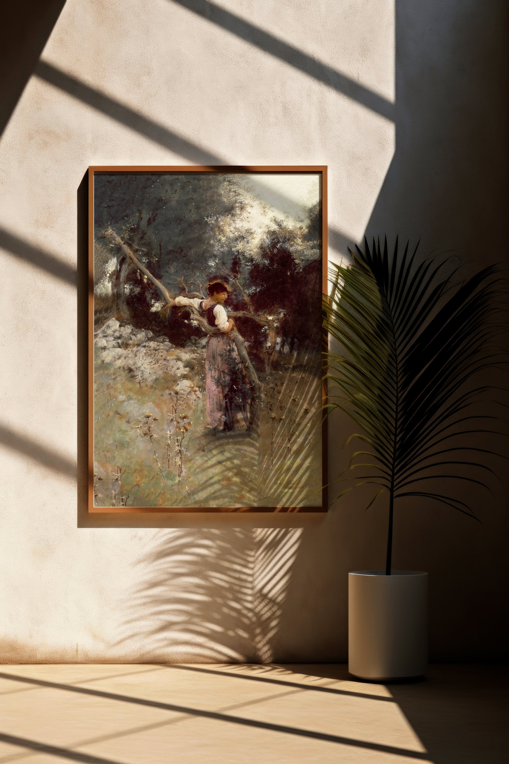 A Capriote by John Singer Sargent (1878), Dans Les Oliviers à Capri ...