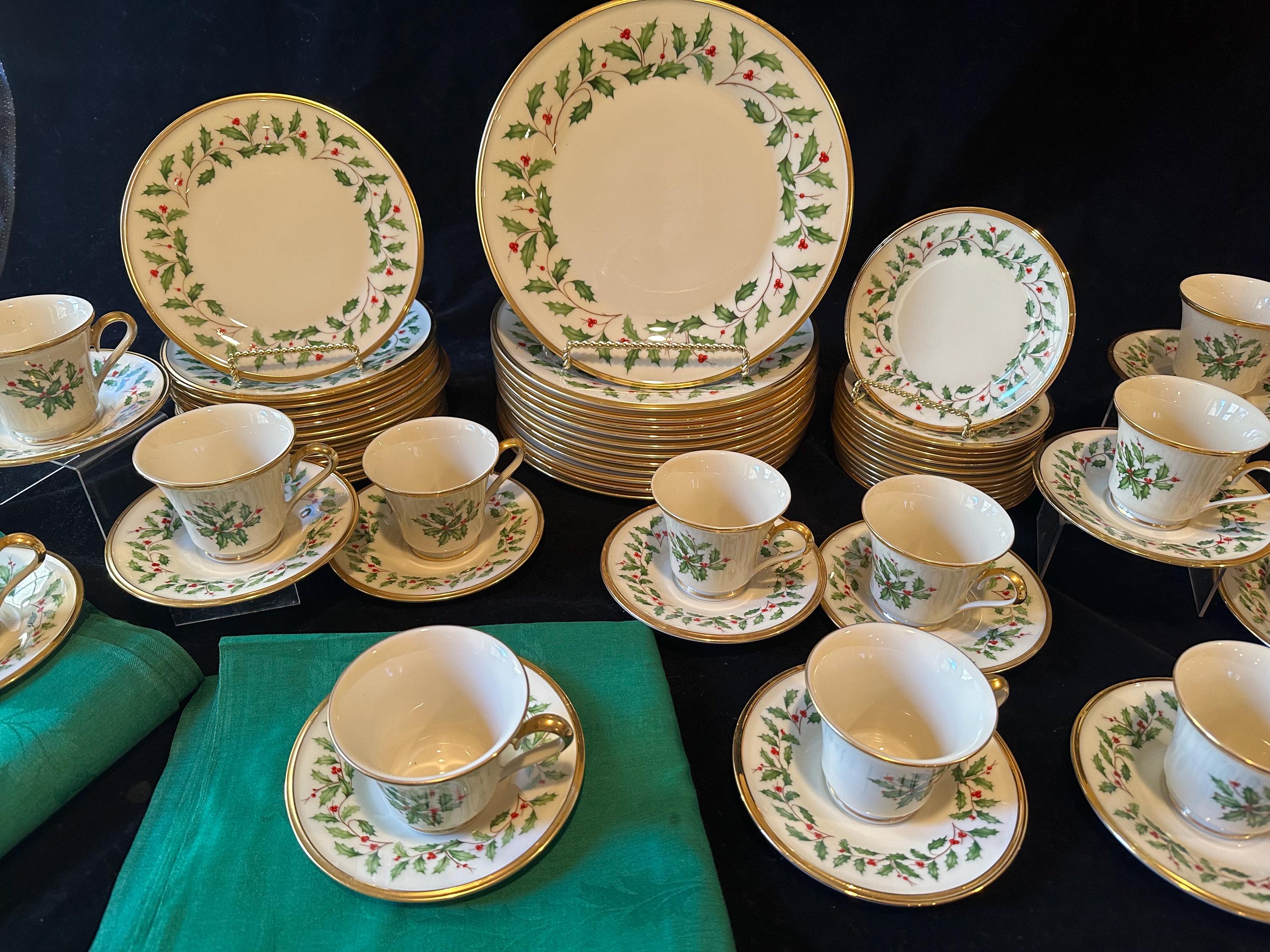 Lenox Dimension Holiday Five Piece Service for 12 USA Complete - Etsy