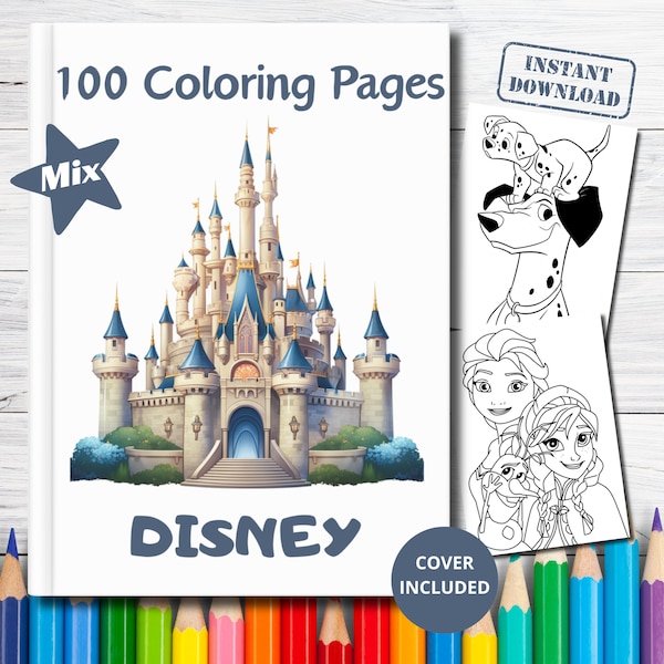 Kids Coloring - Etsy