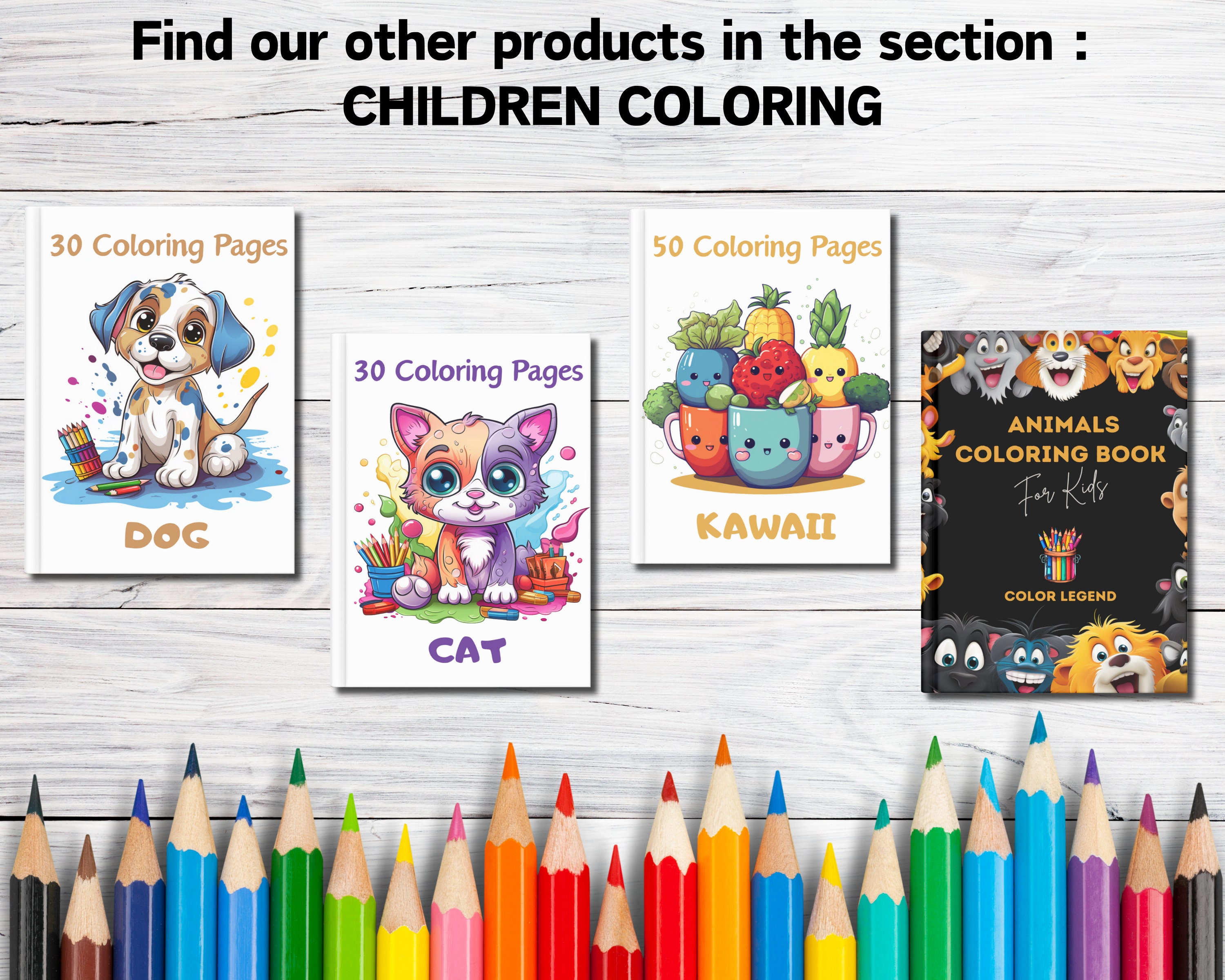 100 Printable Coloring Pages for Kids Toddlers Preschoolers - Etsy