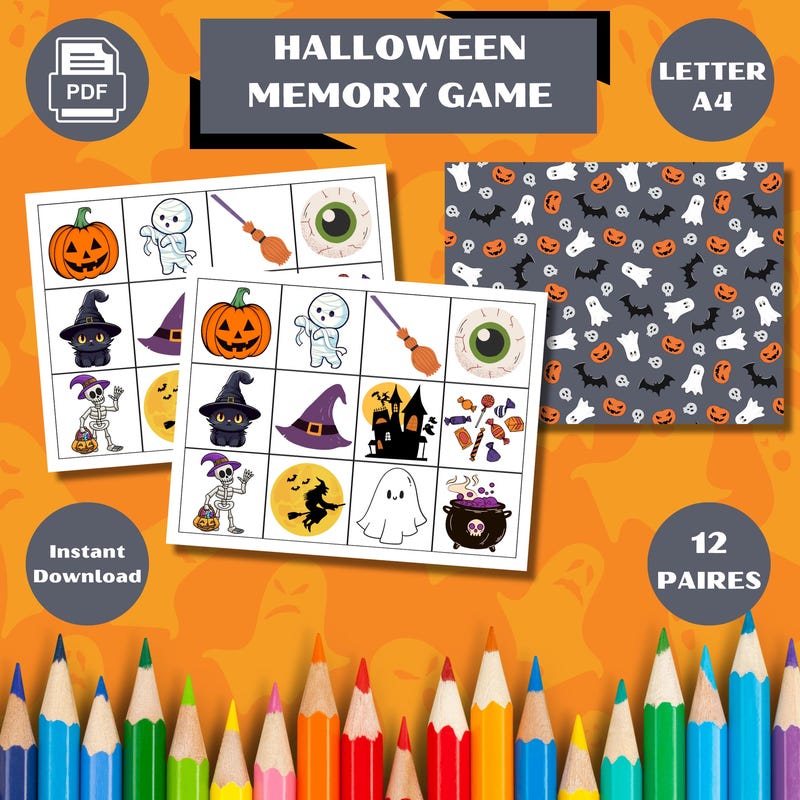 Memory Game Cards - Etsy