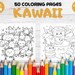 50 Kawaii Coloring Pages, Cute Coloring Pages, Coloring for Kids ...