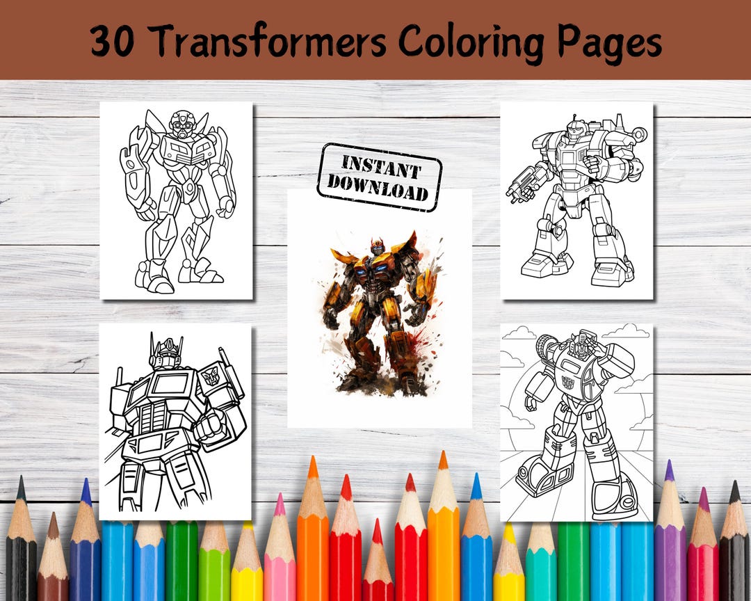 30 Transformers Coloring Pages, Cartoon Coloring Pages for Kids ...