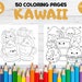50 Kawaii Coloring Pages, Cute Coloring Pages, Coloring for Kids ...