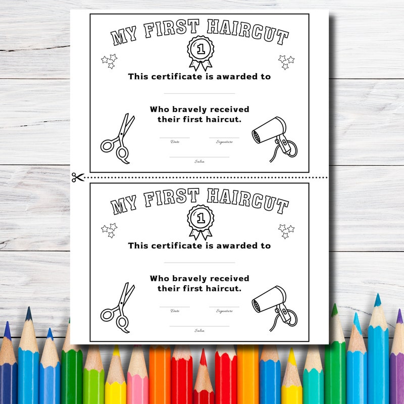 First Haircut Keepsake - Etsy