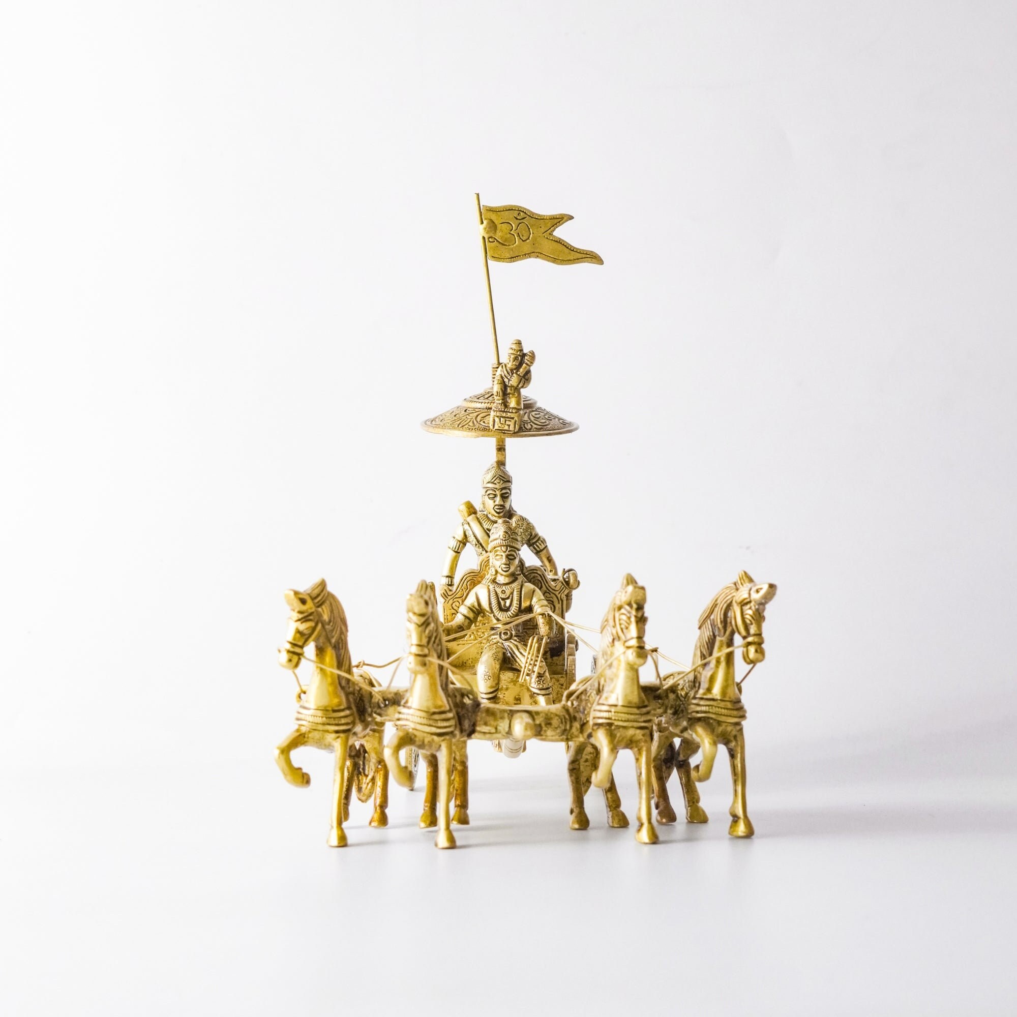 Arjun Rath Indian Home Decor Showpiece, Mahabharata Inspired ...