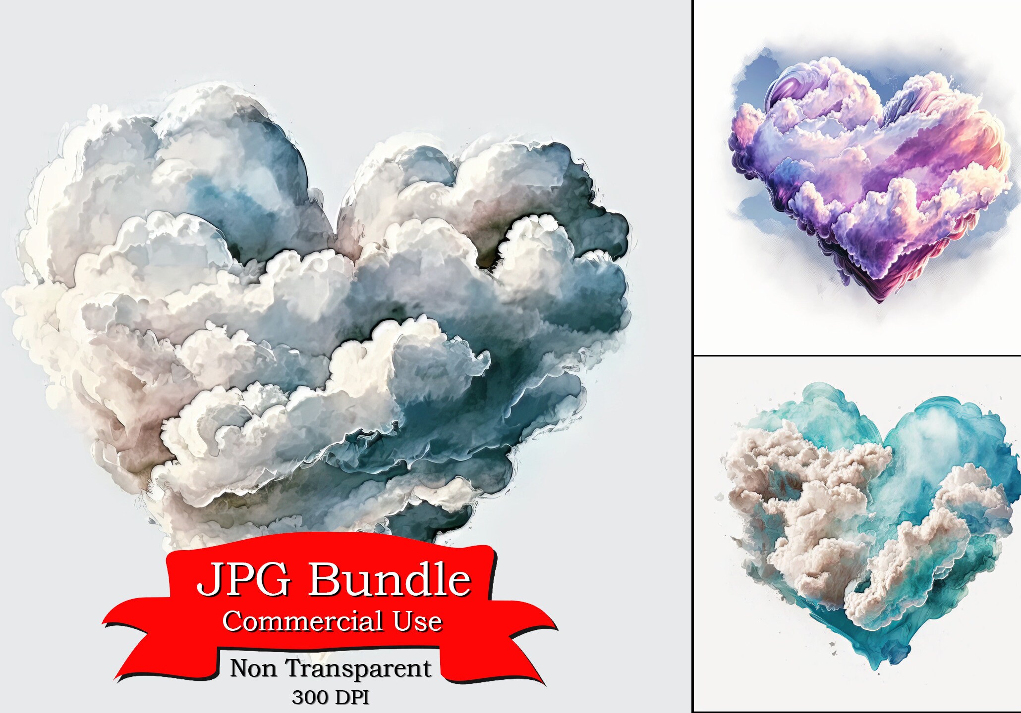 Heart Cloud Clipart