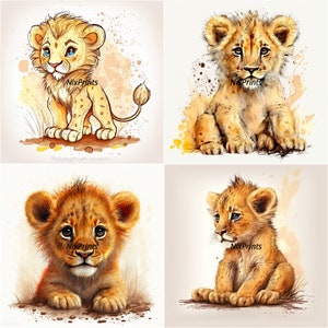 Best Lion Digital Clipart Bundle for Your Next Project - Perfect for ...