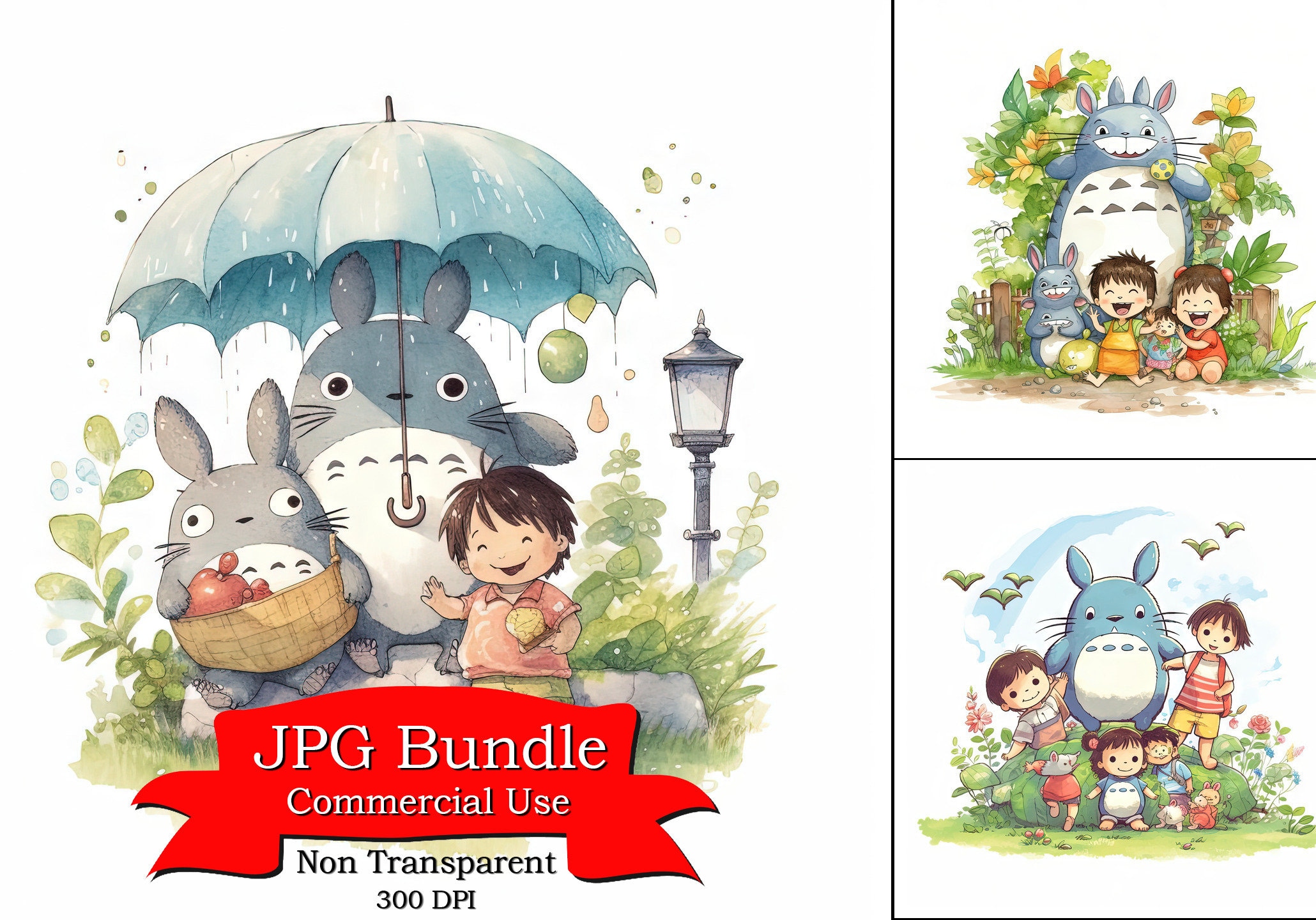 Little Totoro Stencil